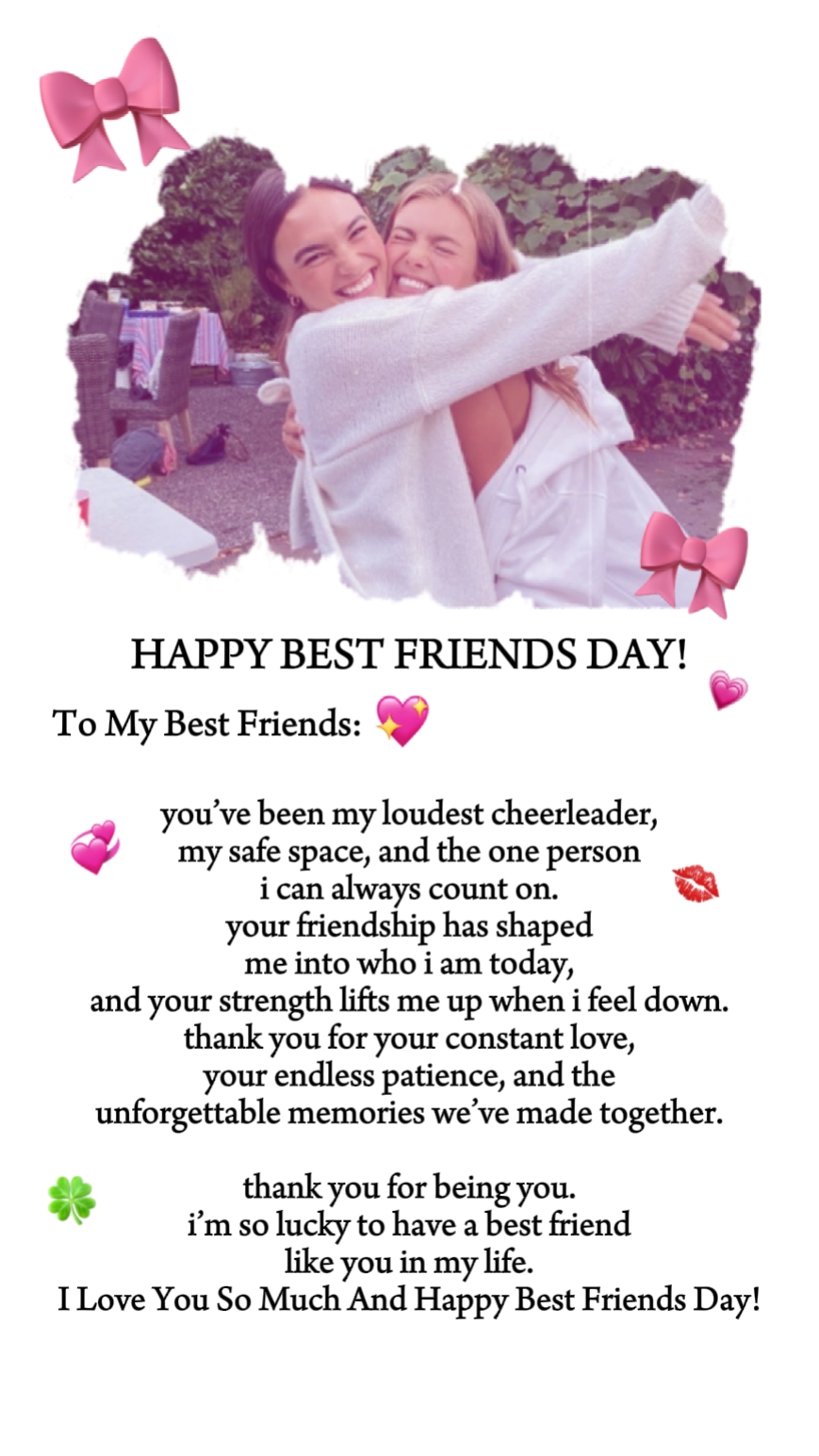 Best Friend Goal Templates - Pippit