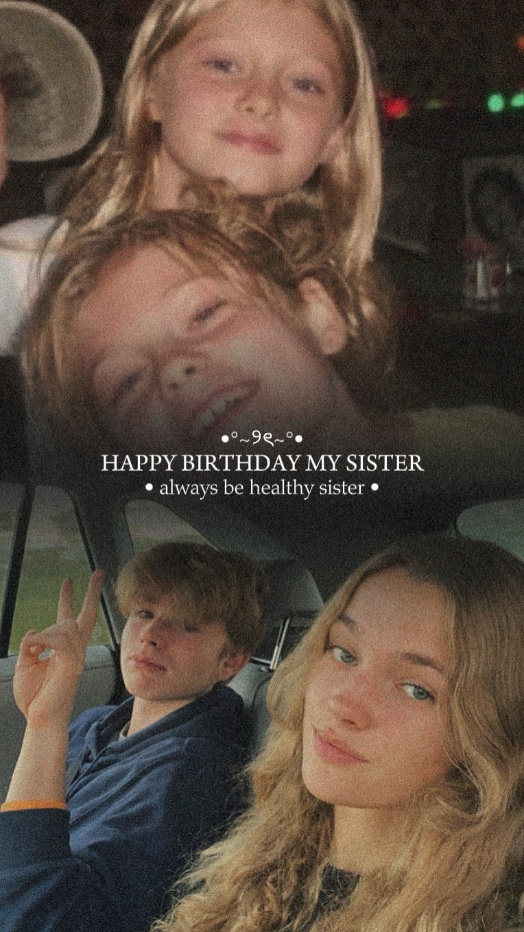 Birthday Templates for Sister Only Photos - Pippit