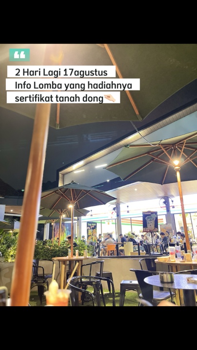 info lomba 17an - contoh video - template CapCut