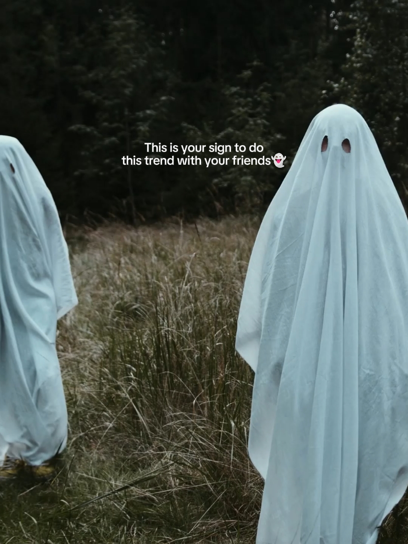 Spooky ghost trend - video template by CapCut