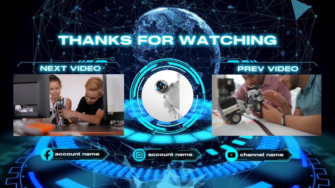 Technology Outro Template Presentation - Pippit