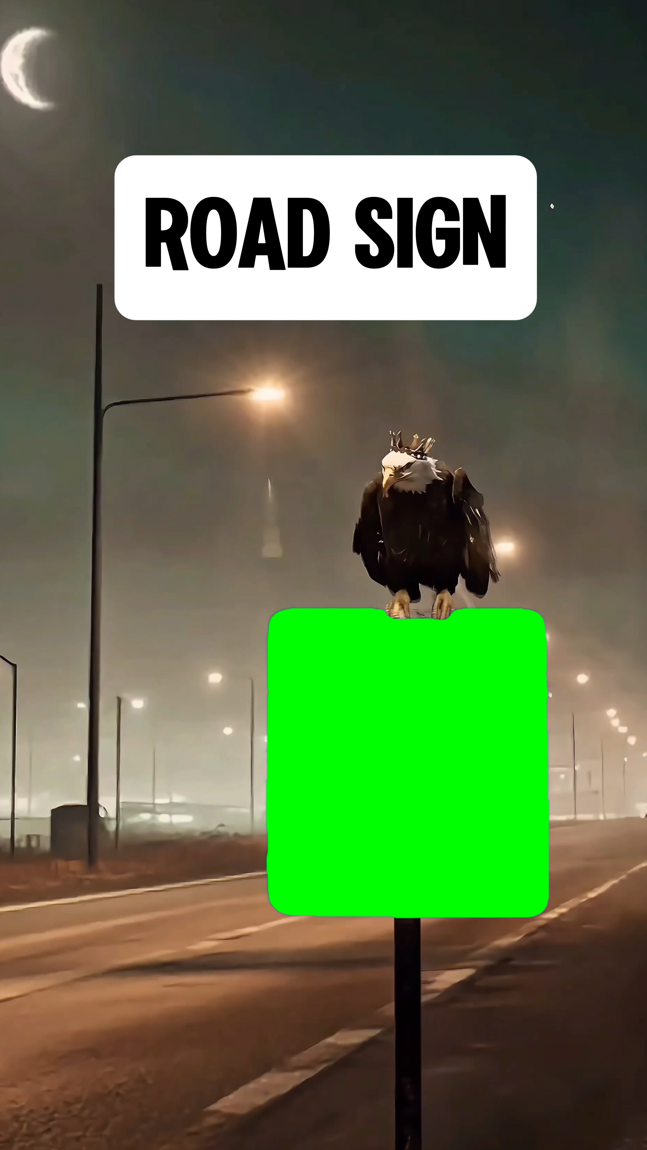 ROAD SIGN - video template by CapCut