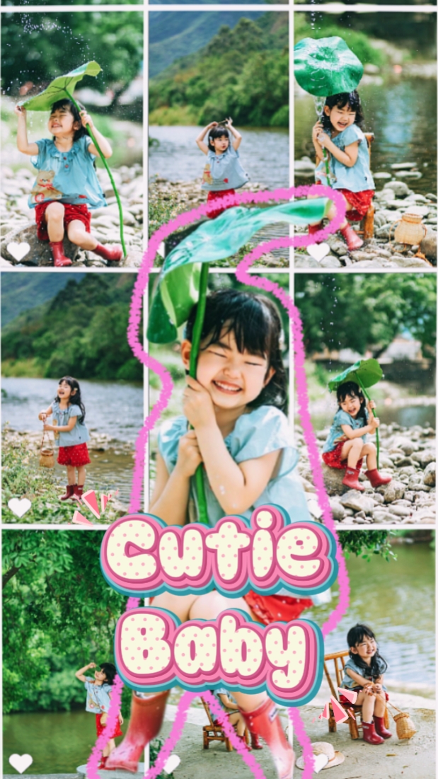 Cute Girls Baby Templates - Pippit