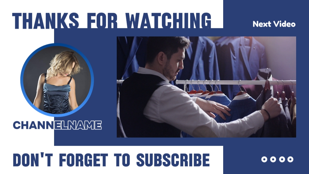 The End Template Blue - Pippit