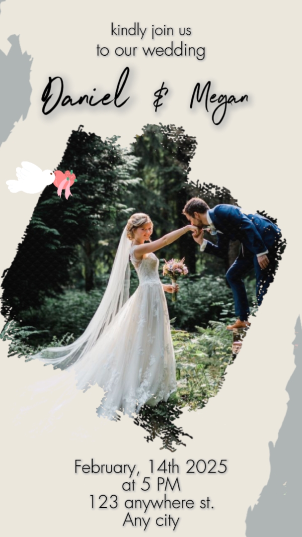 digital invitation for traditional wedding and lobola - Pippit