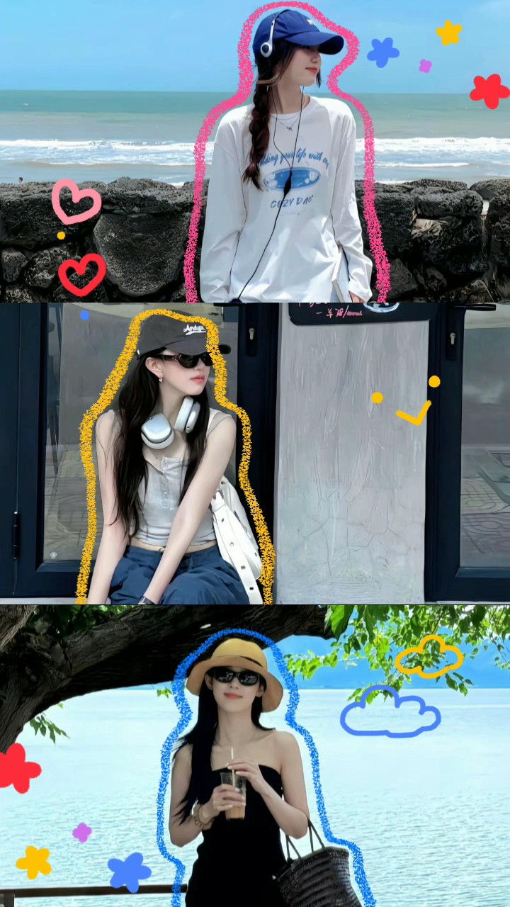 Collage Template Three Strike - Pippit