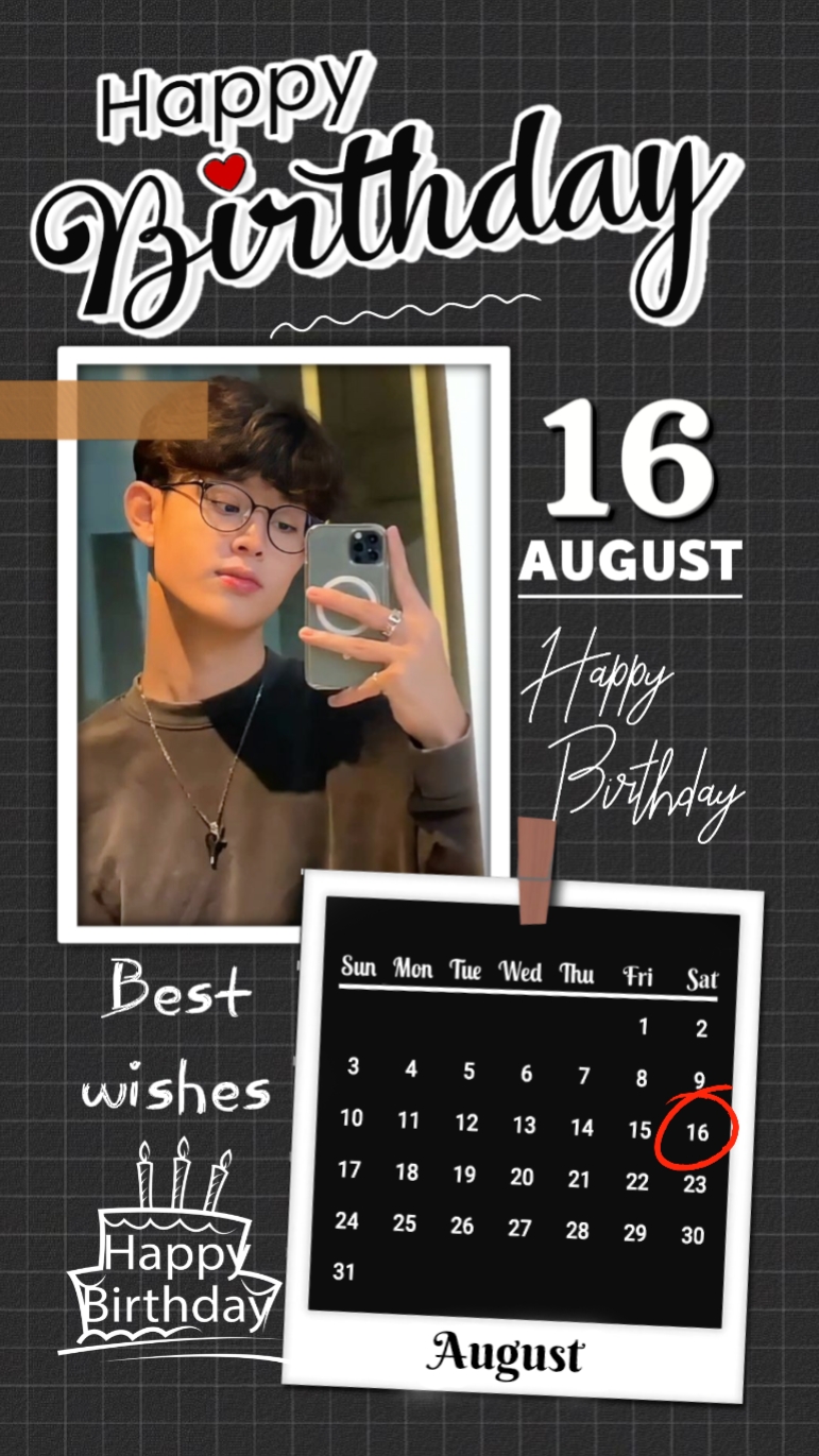 HBD 16 AUGUST AESTH - CapCut