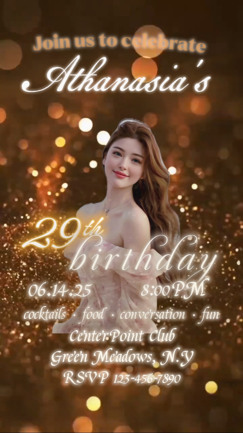 Invitation Birthday Card Background - Pippit