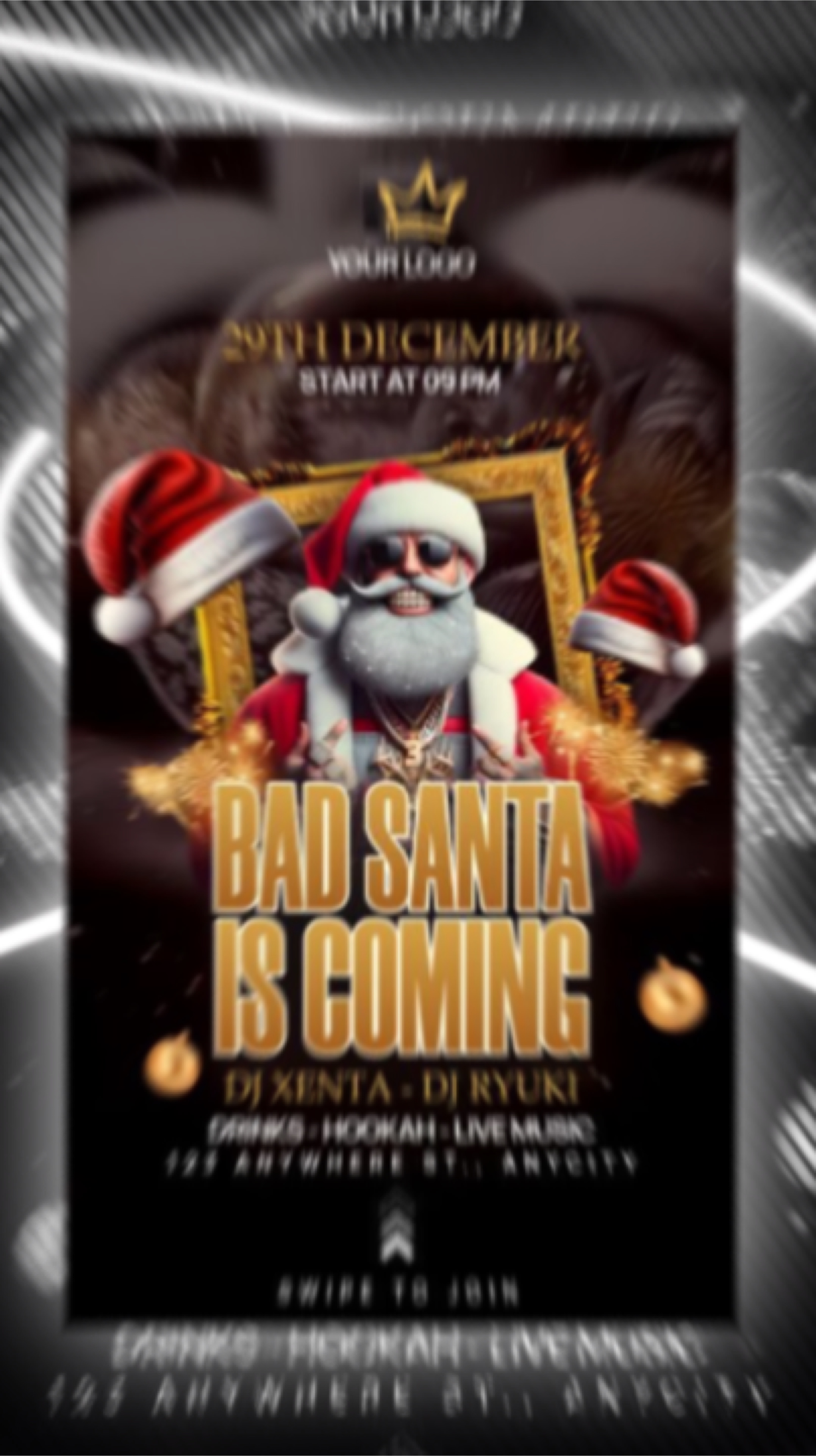 Christmas DJ AI Template - Pippit