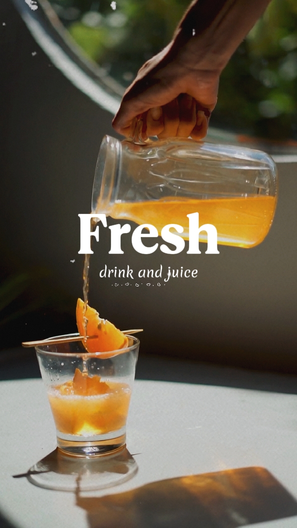 Iklan Minuman Segar Jus Teh Dingin - Pippit