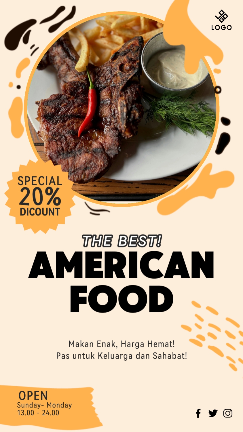 Imagen para publicidad de menú de comida - Pippit