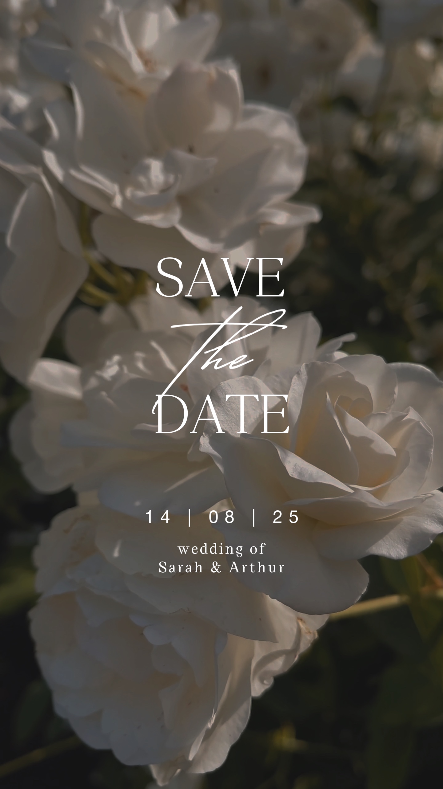 Save The Date Wedding Countdown Template - Pippit