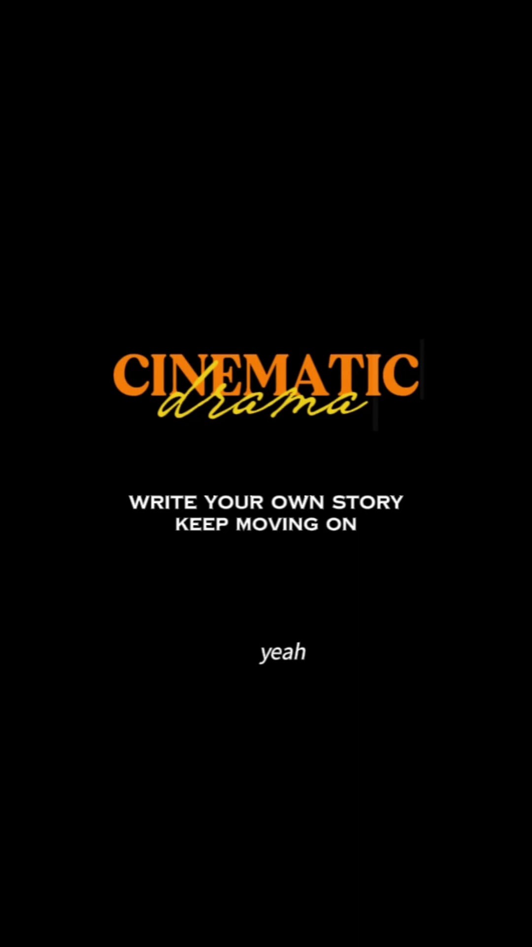 Cinematic Drama Template With Overlay - Pippit