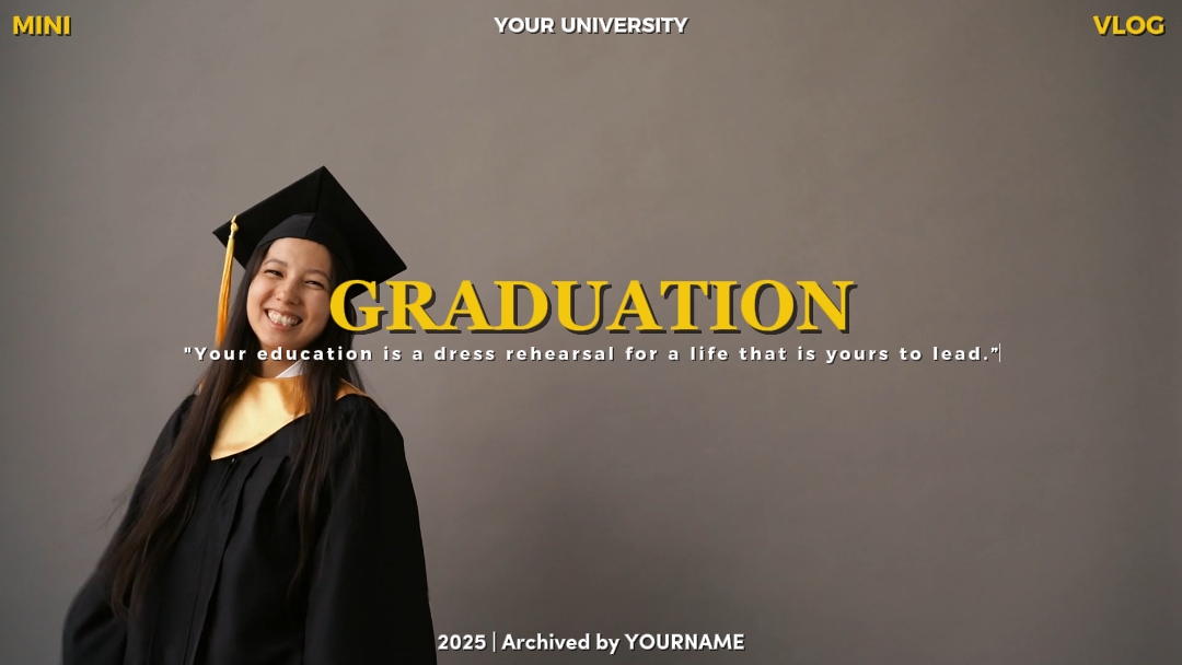 Convocation Template 2025 Landscape - Pippit