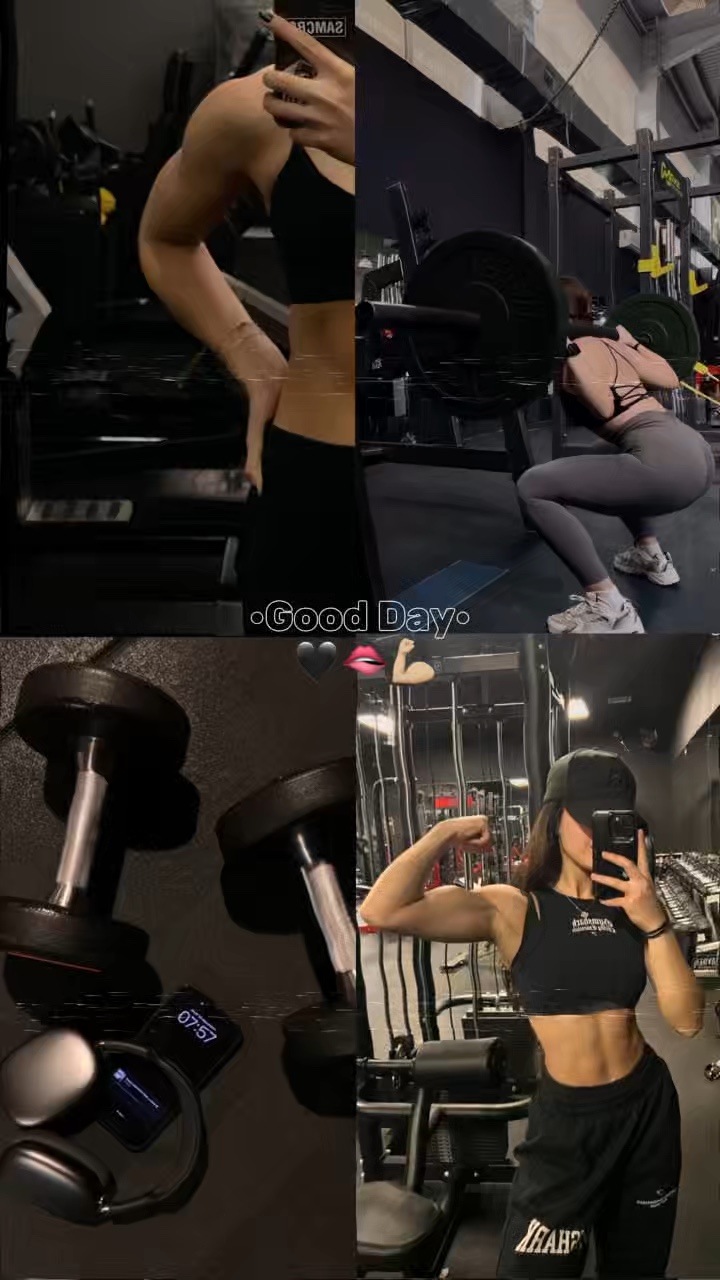 Grid Photos Template Gym - Pippit