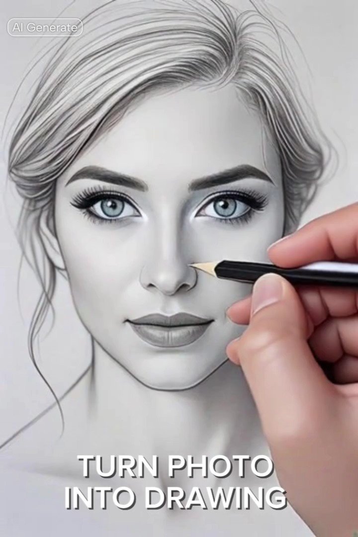 Ai Drawing - video template by CapCut