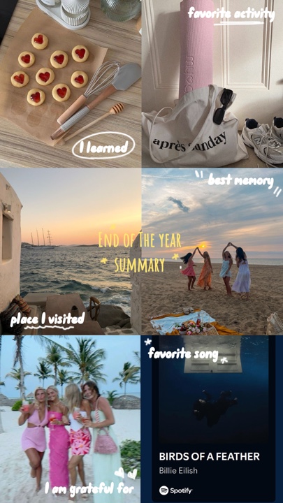 EOY reflection - video template by CapCut