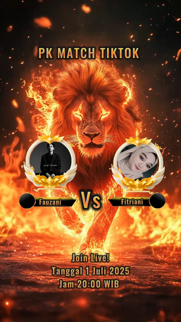 PK Battle Poster Template 2025 - Pippit