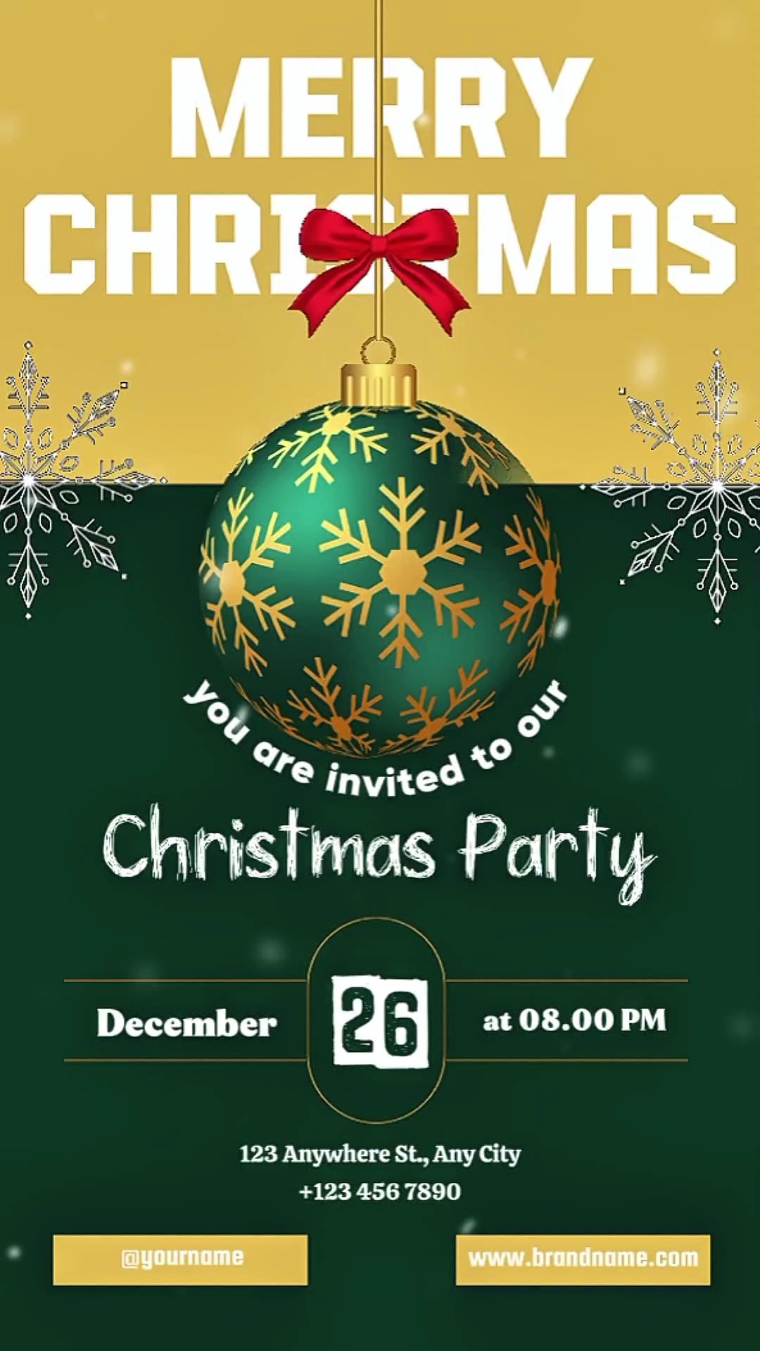 Christmas Invitation Template Meme - Pippit