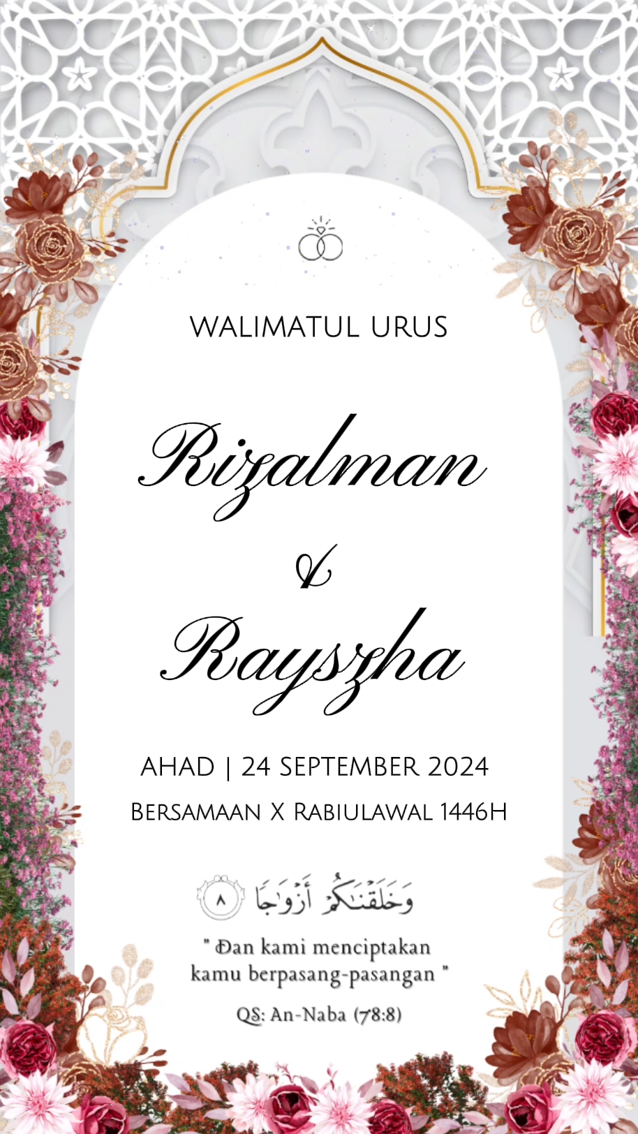 digital invitation for traditional wedding and lobola - Pippit