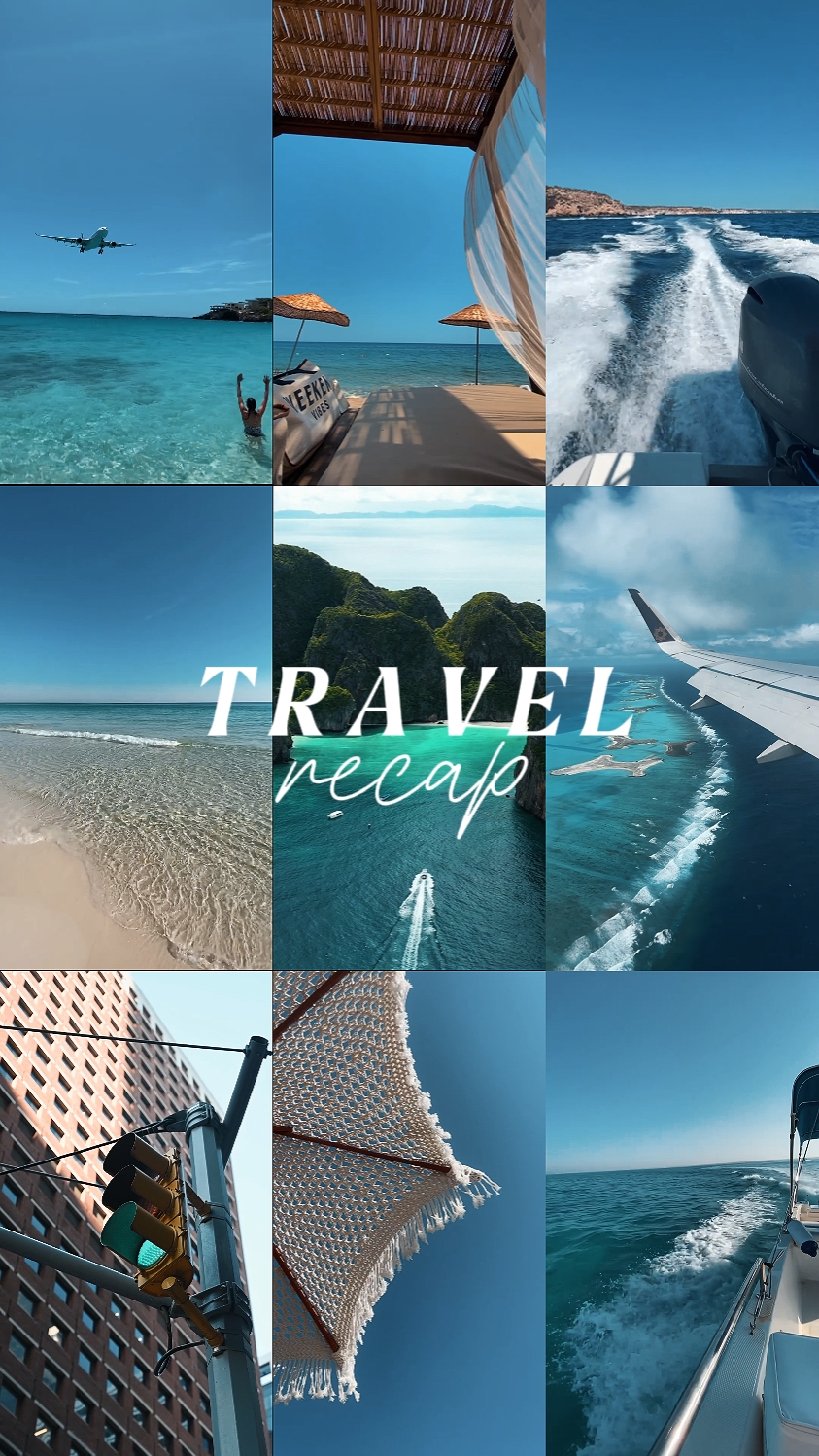 Travel Recap Template With Map - Pippit