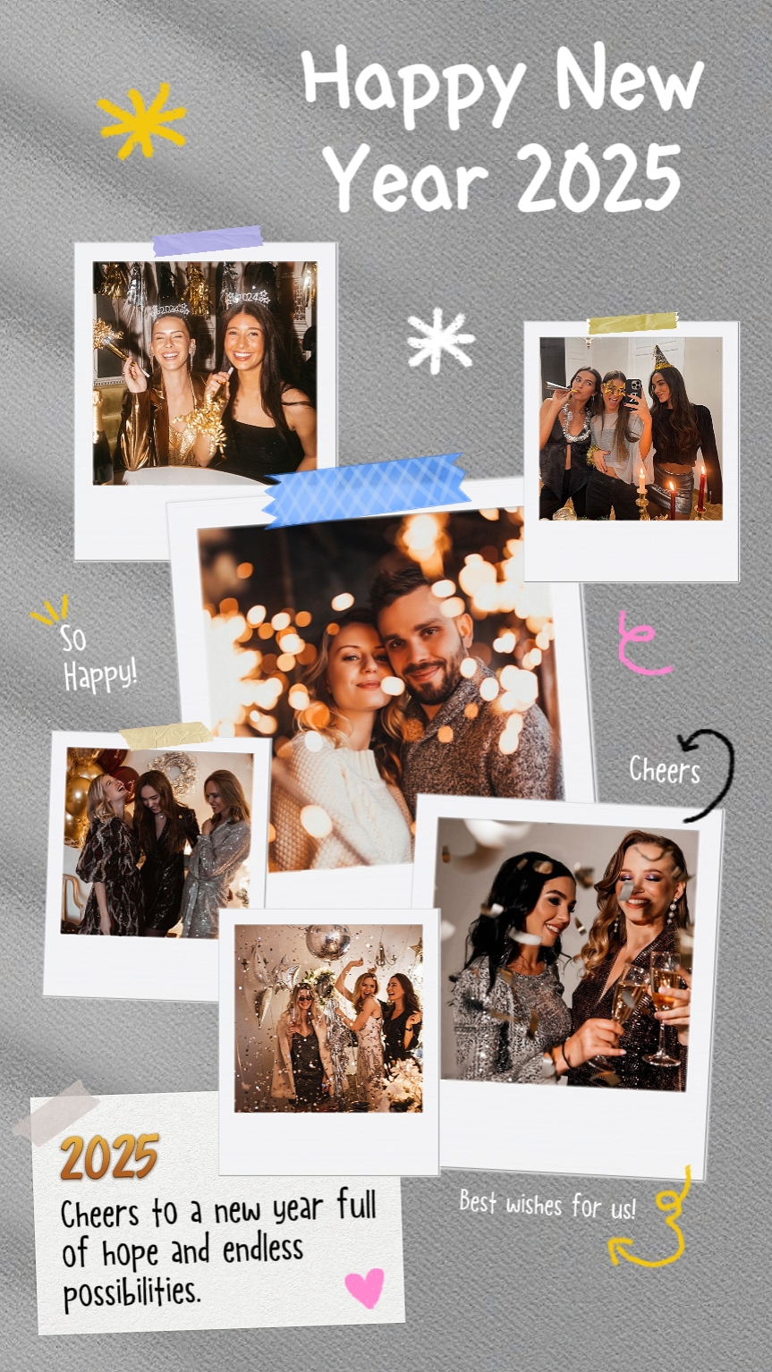 New Year 2025 Collage - Pippit