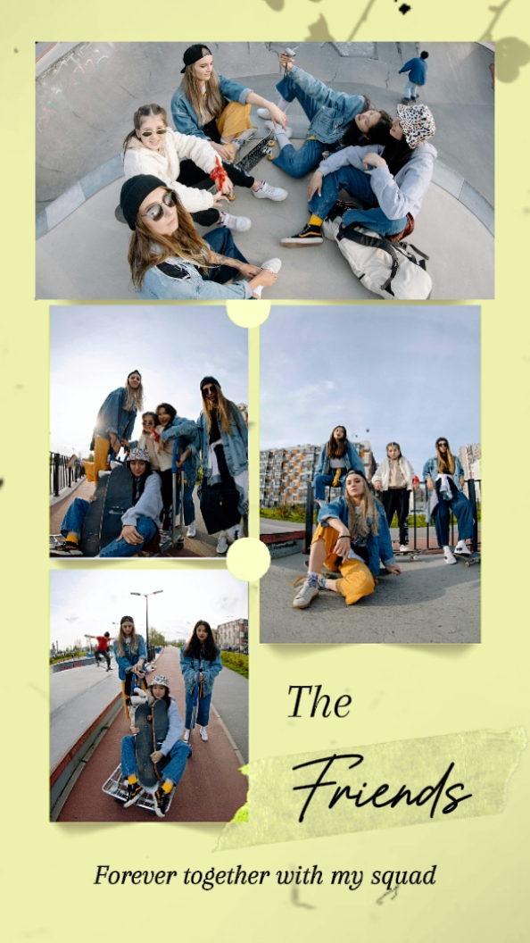Friends Group Mass Templates - Pippit