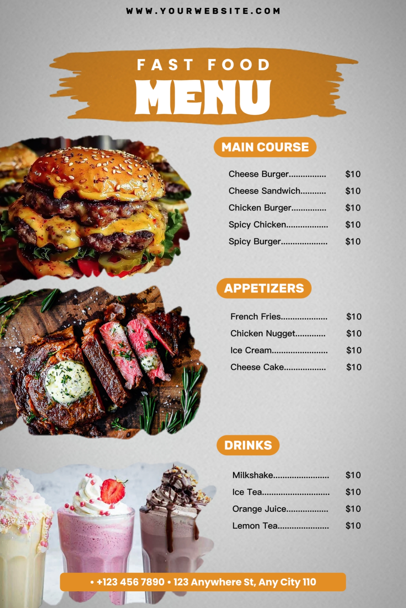 Poster Menu Makanan Bergerak - Pippit