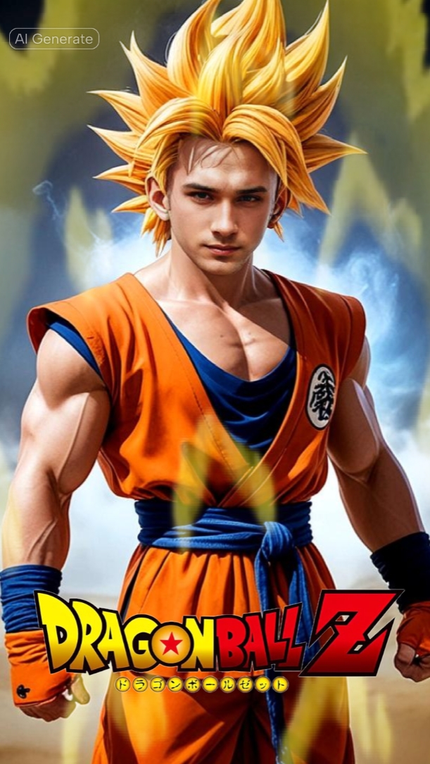AI Goku Dragon Ball - video template by CapCut