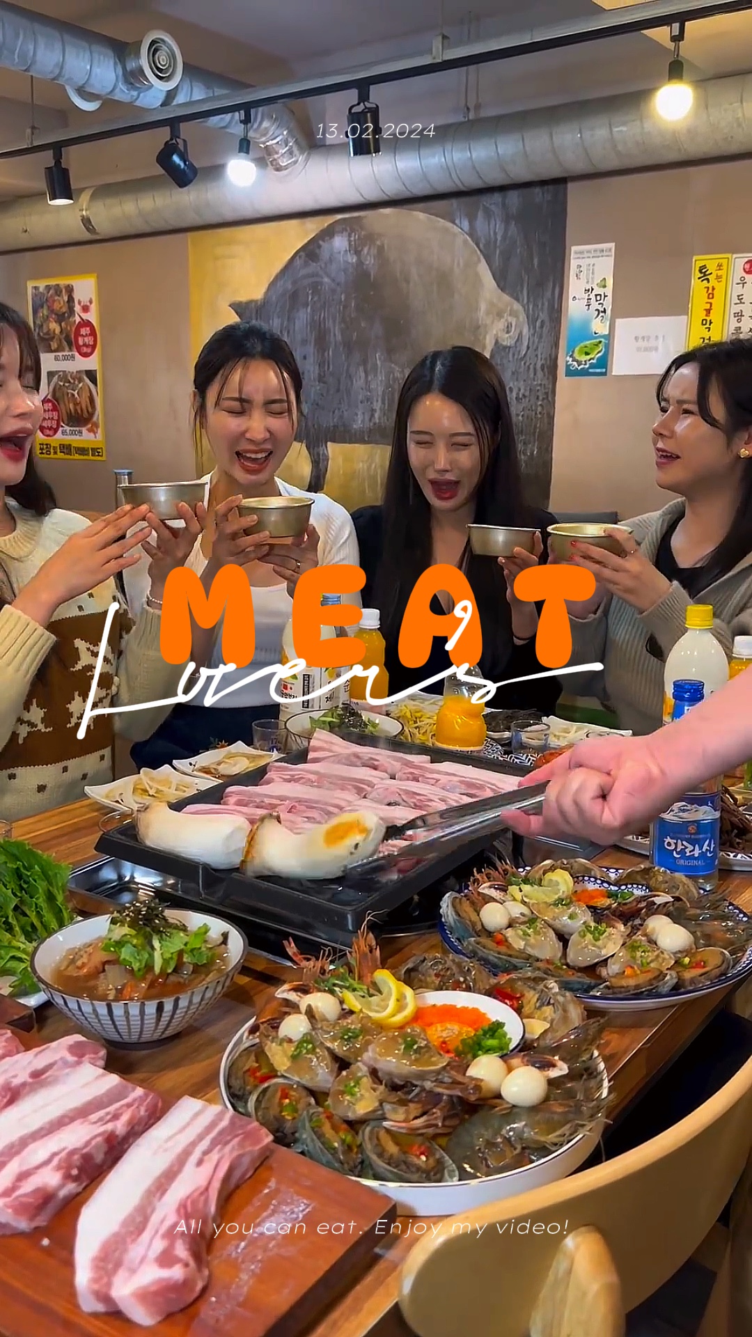 Eat Meat Template - Pippit