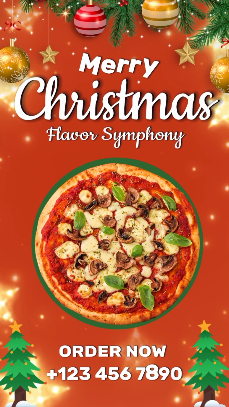 Poster Frame Template Christmas - Pippit