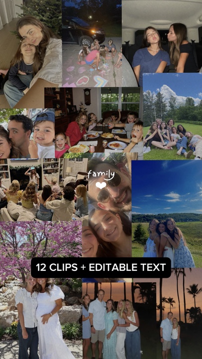 family ︎ - video template by CapCut