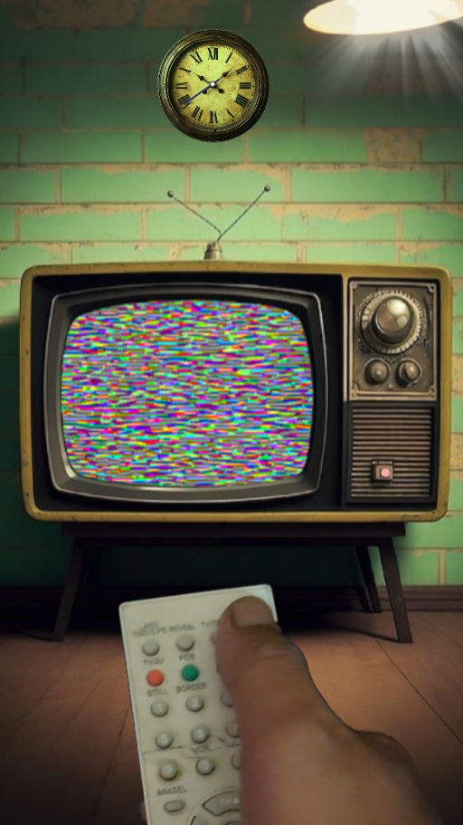 Retro Text Template TV - Pippit