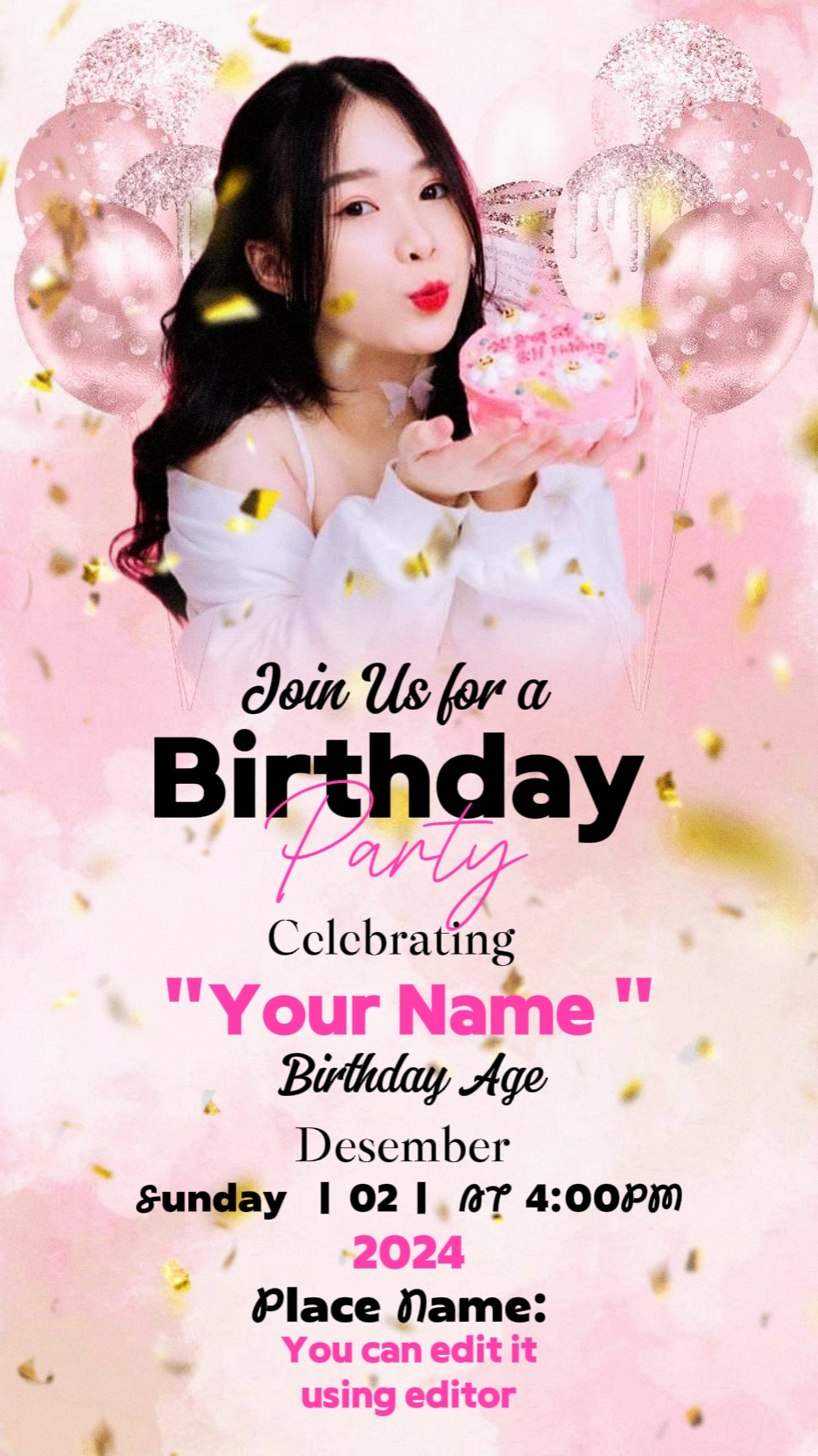 PDF Birthday Invitation - Pippit