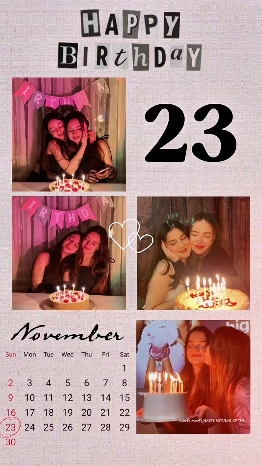 Birthday Templates Besties for Emotional - Pippit