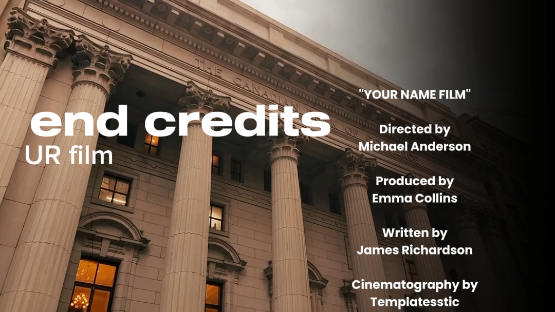 Film Ending Credits Template - Pippit