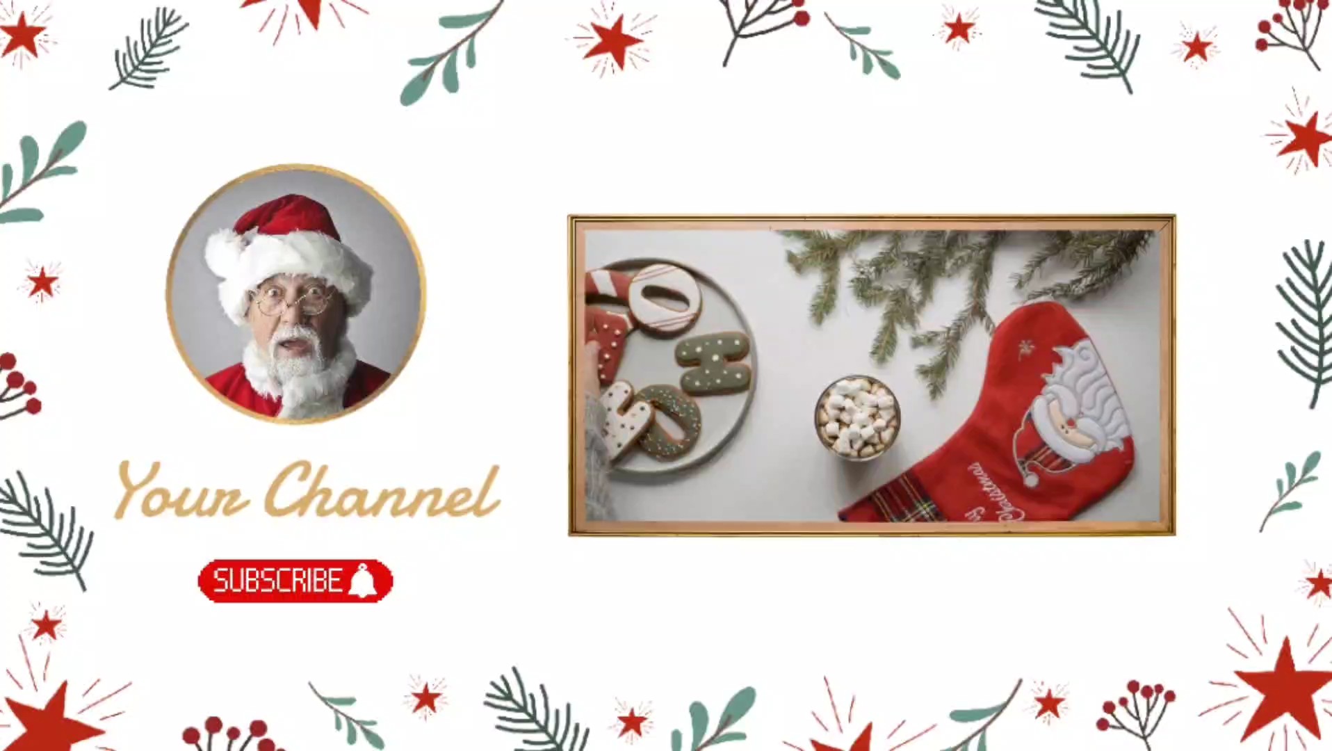 YouTube Outro Channel for Girls Christmas - Pippit