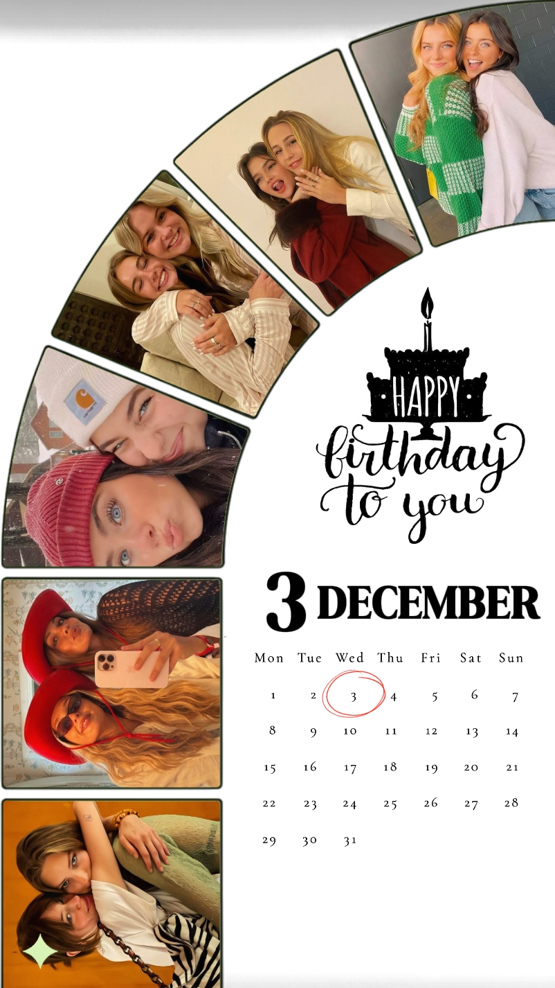 7 December Birthday Templates - Pippit