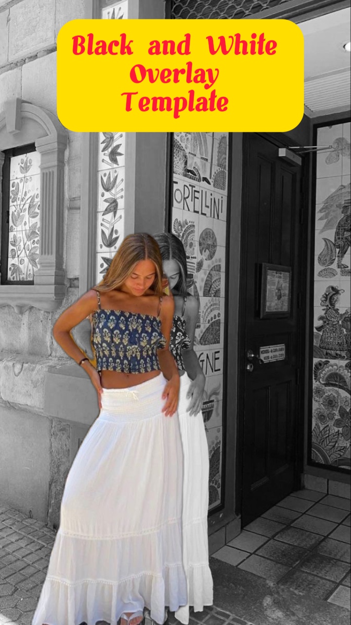 White Text Black Background - Pippit