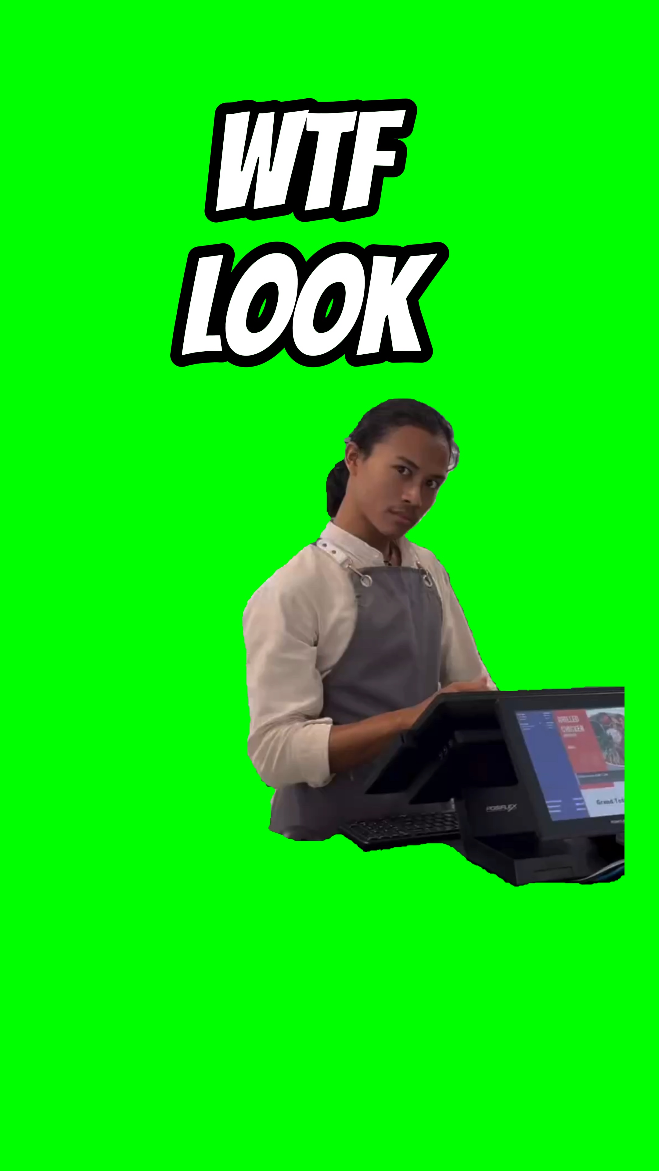 wtf look - video template by CapCut