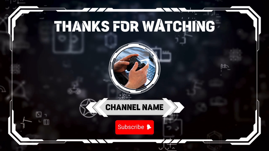 Outro Template for Ending Video With Name - Pippit