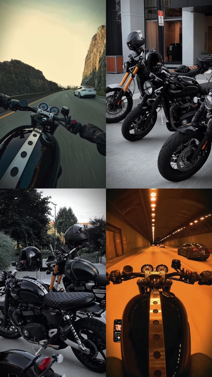 AI Template Riding Motorcycle - Pippit