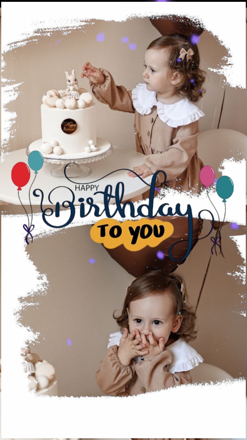 Birthday Templates With Two Photos - Pippit