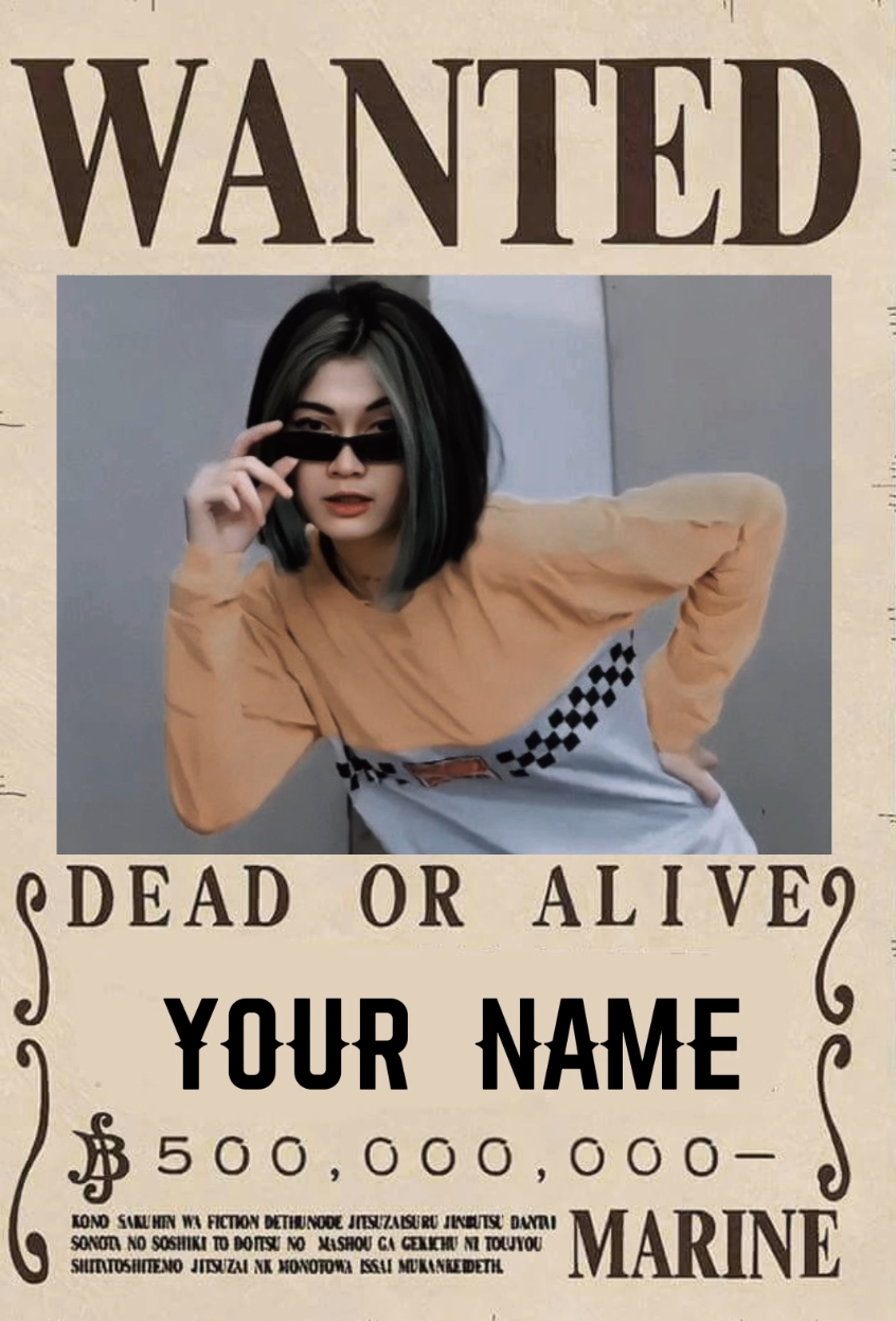 one piece wanted poster templates - Pippit