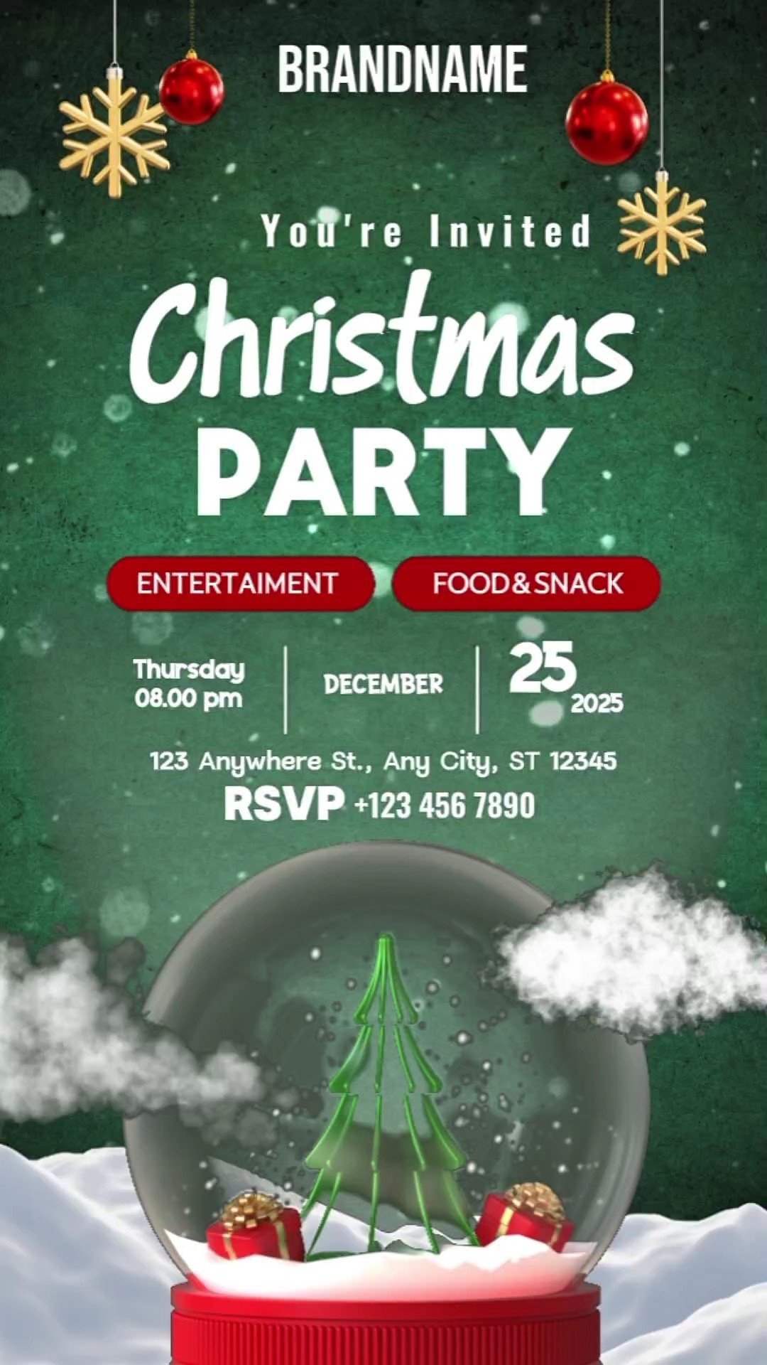 Christmas Invitation Template Meme - Pippit