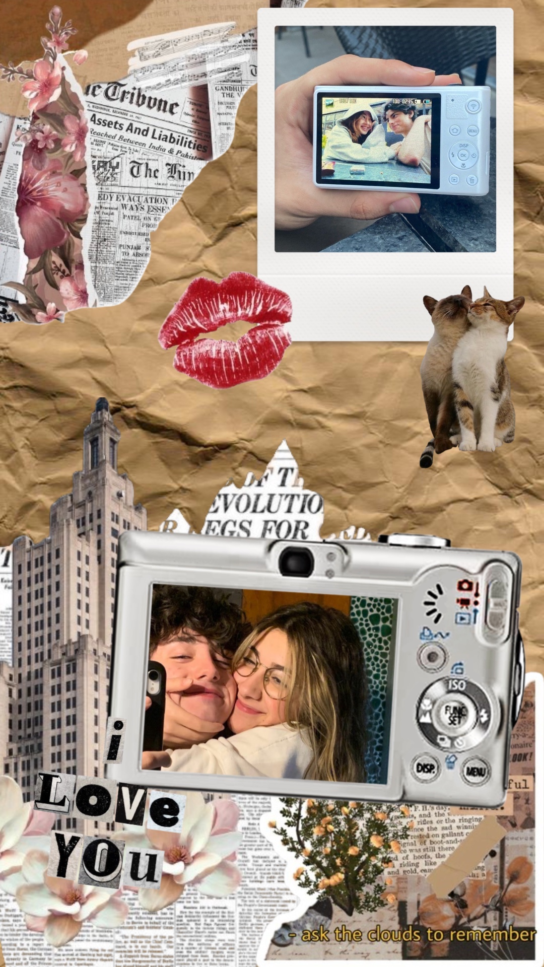 2 Picture Templates Photo Aesthetic Love - Pippit