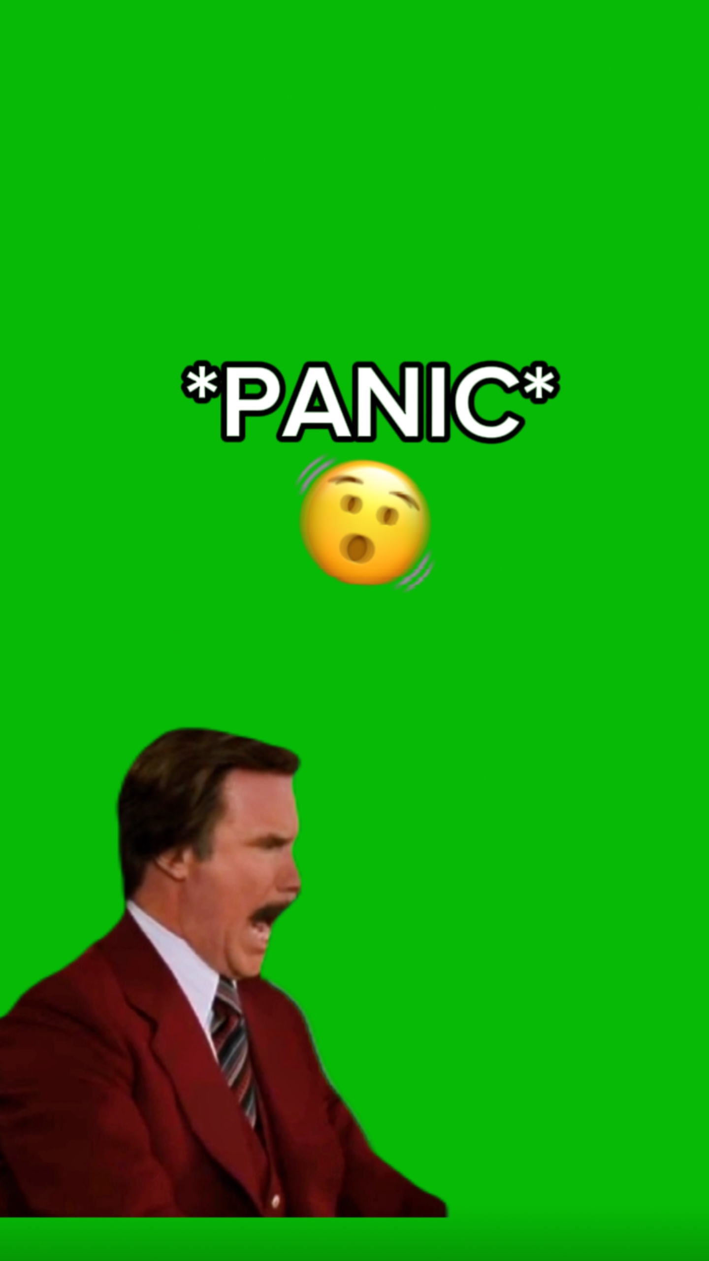 Scared Green Screen - Pippit
