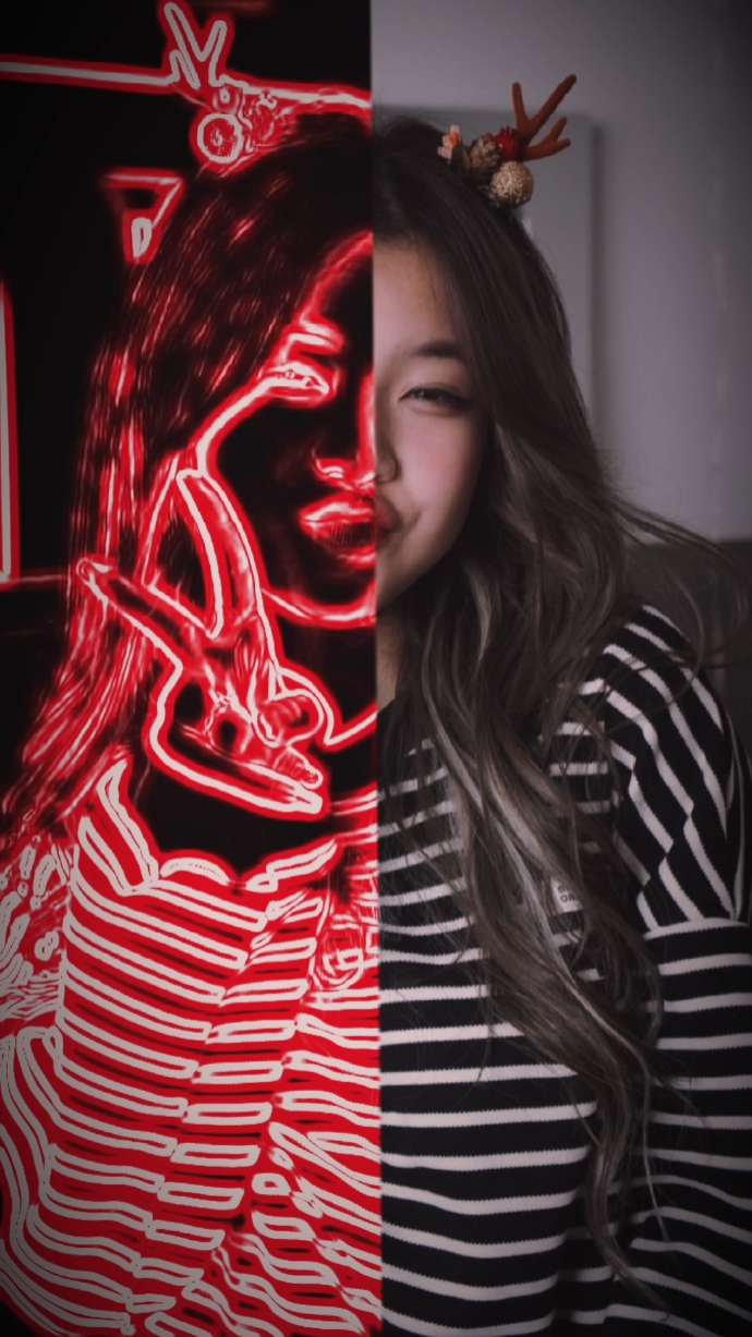 Red Color Effect Template - Pippit