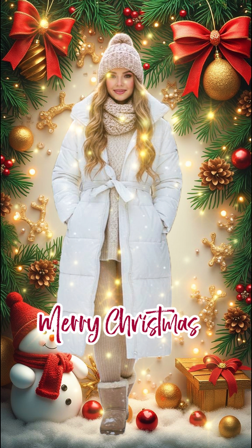 Ai Christmas Template Show Eyes Pippit