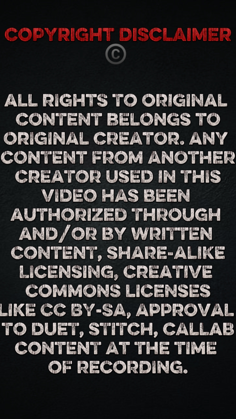 copyright disclaimer - video template by CapCut